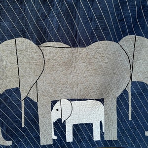 Elephants in the Rain-charley Harper Quilt - Etsy