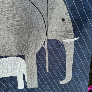 Elephants in the Rain-charley Harper Quilt - Etsy