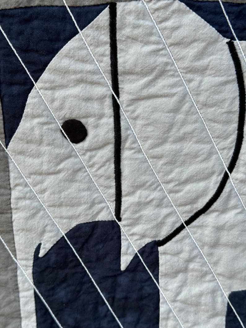 Elephants in the Rain-charley Harper Quilt - Etsy