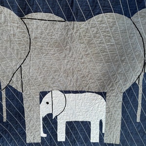 Elephants in the Rain-charley Harper Quilt - Etsy
