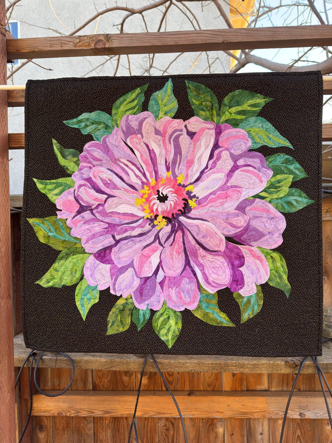 Melinda Bula’s Fabulous Fusible Purple Zinnia - Etsy