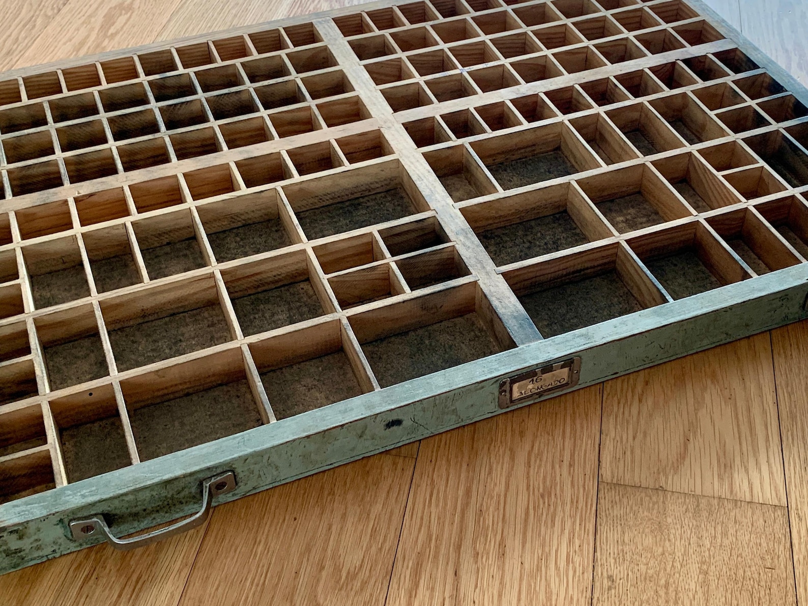 Vintage Type Box Letterpress Printing Drawer | Wooden Shadow Box ...