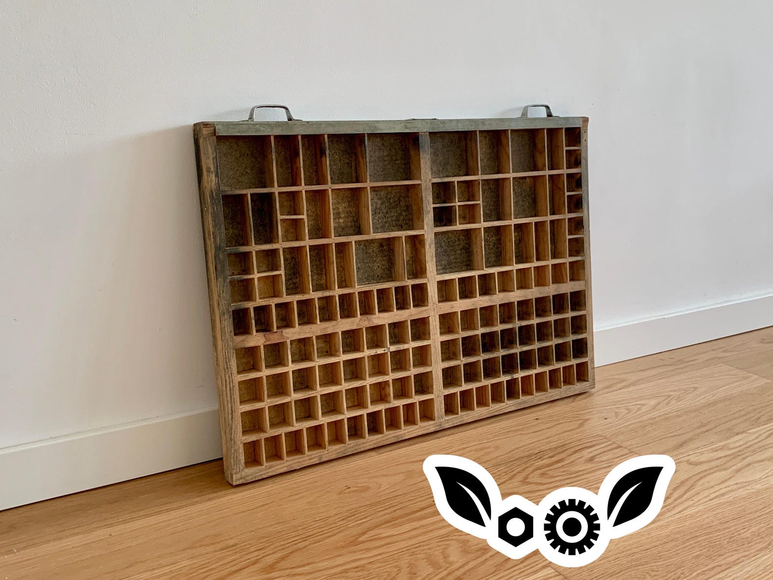 Vintage Type Box Letterpress Printing Drawer | Wooden Shadow Box ...