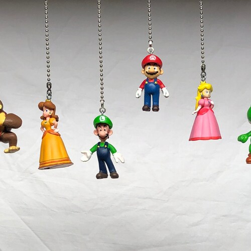 Super Mario Bros. Ceiling Fan/light Pull Chain Mario Luigi | Etsy