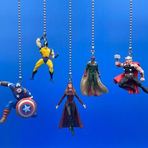 Marvel Superheroes Ceiling Fan/light Pull Chains Thor, the Scarlet ...