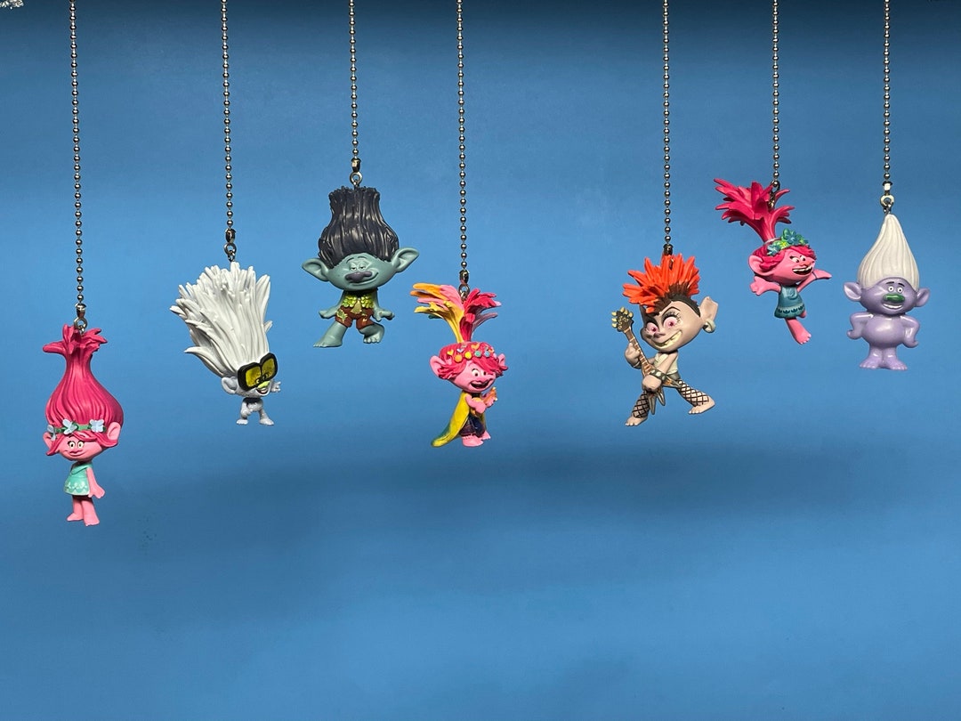 Trolls Characters Ceiling Fan/light Pull Chains - Poppy, Branch, Queen ...