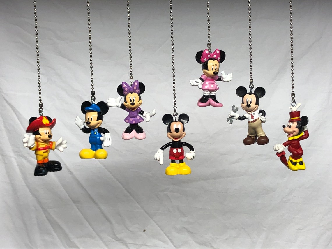 Mickey & Minnie Mouse Ceiling Fan/light Pull Chains - Etsy