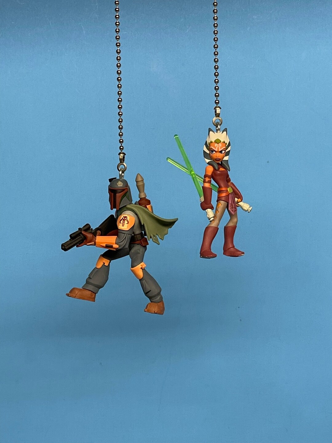 Boba Fett, Jango Fett & Ahsoka Tano Ceiling Fan/light Pull Chains - Etsy