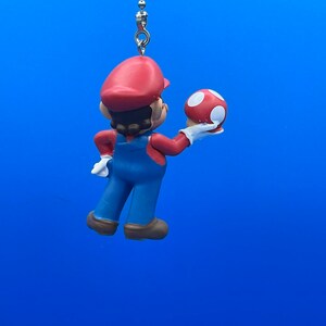 Super Mario Bros. Ceiling Fan/light Pull Chain Mario With Mushroom - Etsy