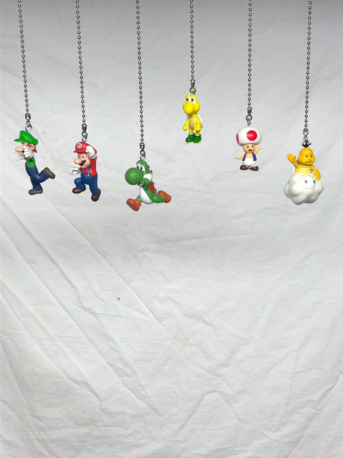 Super Mario Bros. Ceiling Fan/light Pull Chain Mario Luigi | Etsy