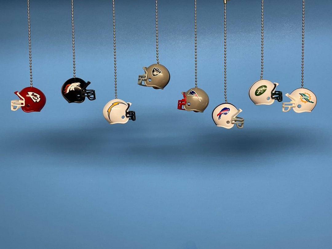 NFL Team Helmet Pull Chains - AFC West & AFC East - Etsy