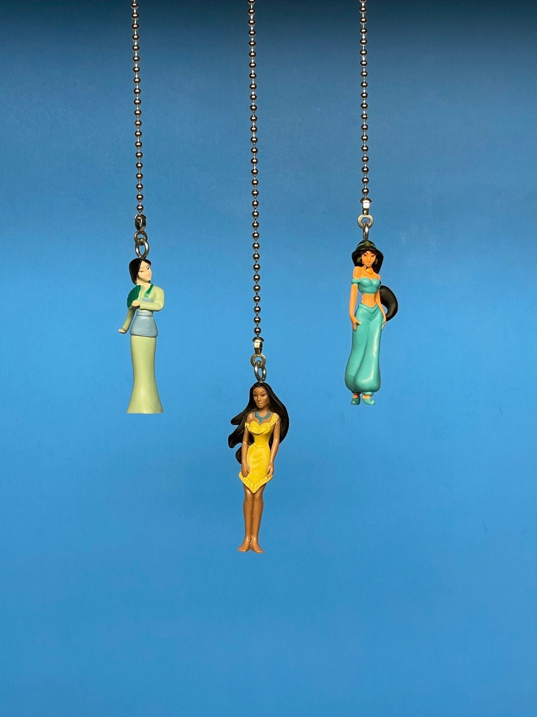 Disney's Princesses Ceiling Fan/light Pull Chain Jasmine, Mulan ...