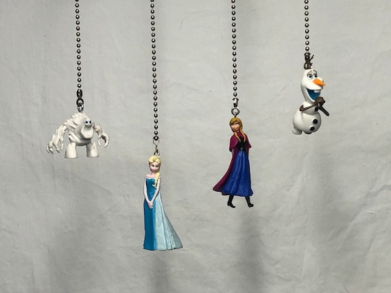 Frozen Characters Ceiling Fan/light Pull Chains Elsa Anna | Etsy