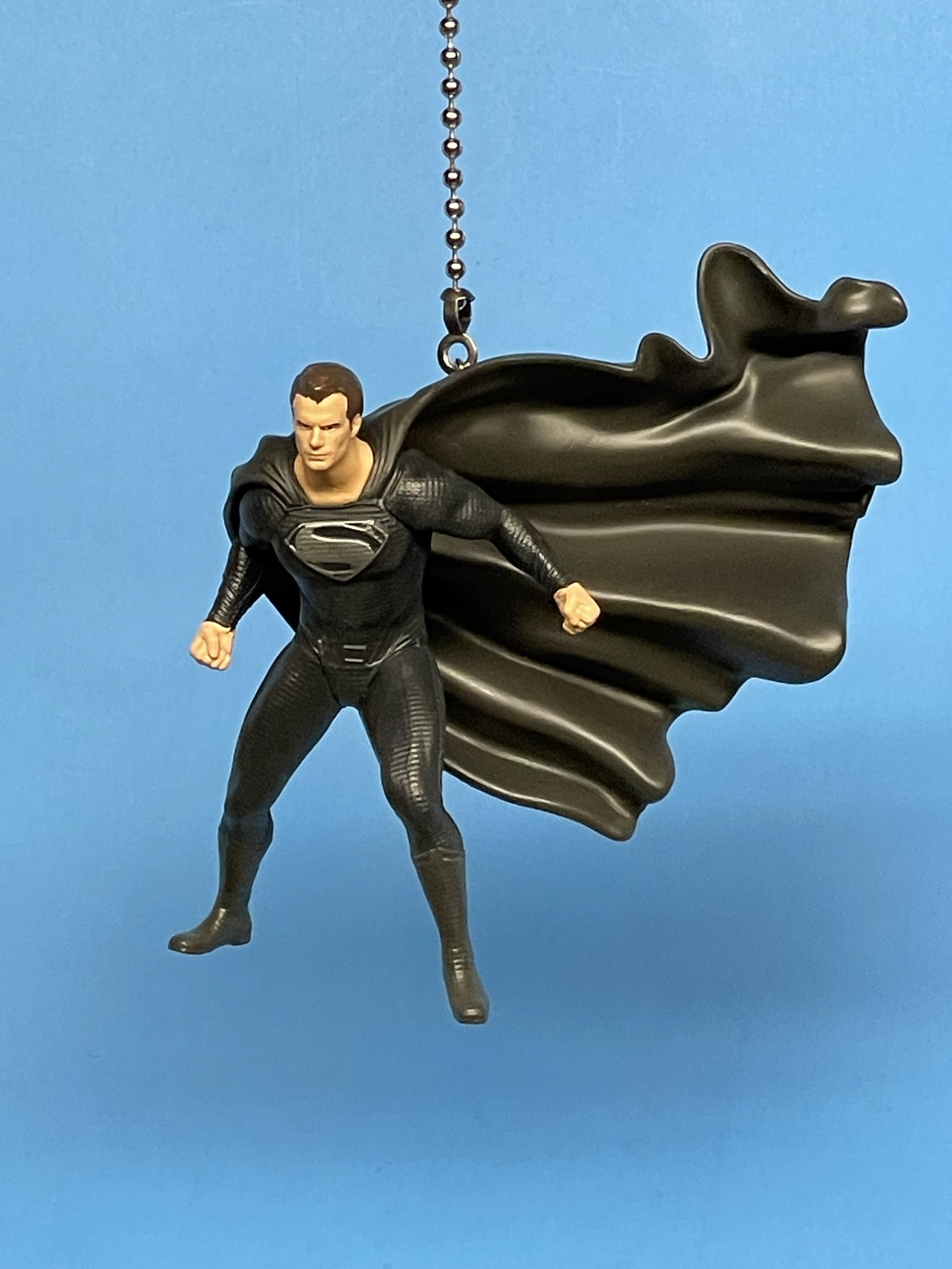 Superman (black Suit) Ceiling Fan/light Pull Chain - Etsy