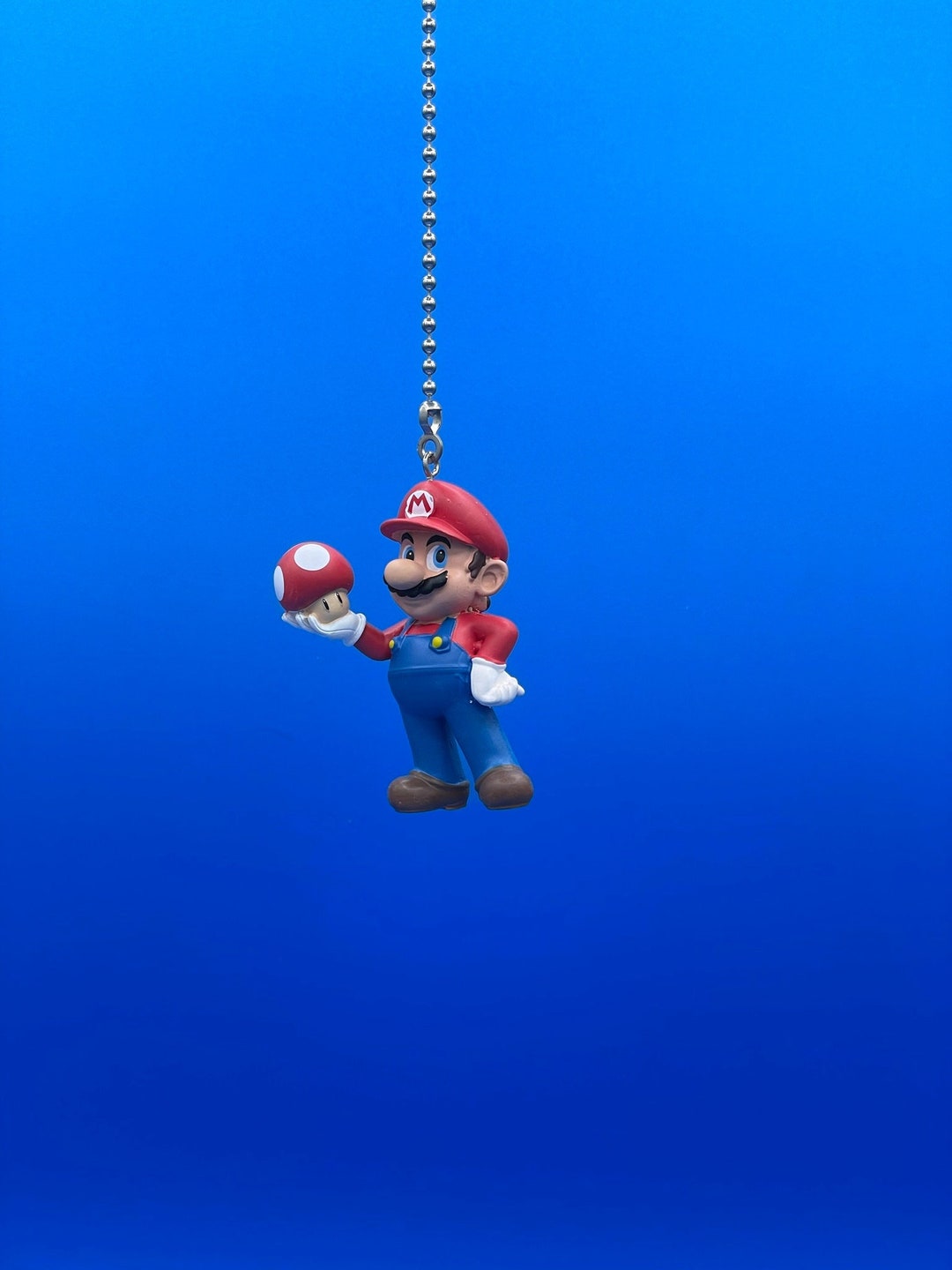 Super Mario Bros. Ceiling Fan/light Pull Chain Mario With Mushroom - Etsy