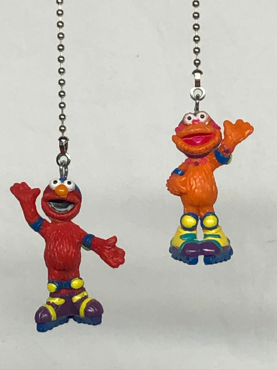 Elmo & Zoe Roller Skating Ceiling Fan/light Pull Chains - Etsy UK