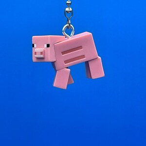 Minecraft Ceiling Fan/light Pull Chains - Steve, Creeper, Pink Pig ...