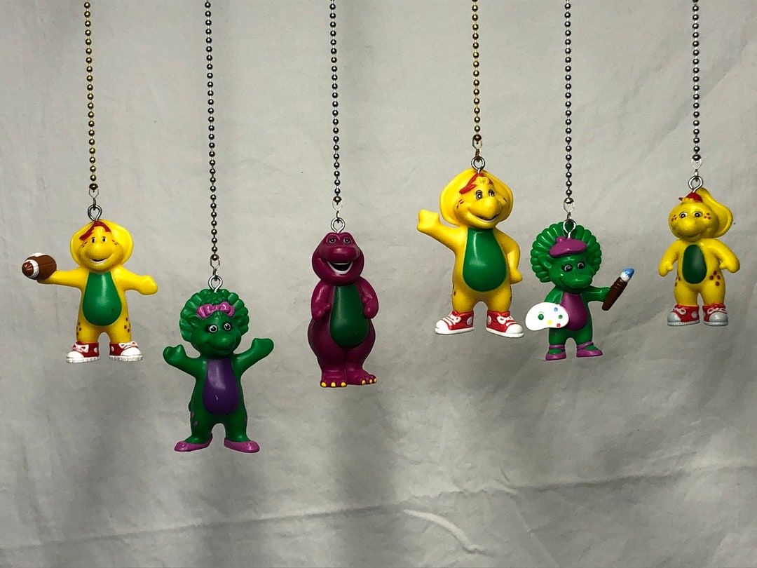 Barney and Friends Characters Ceiling Fan/light Pull Chain - Barney ...