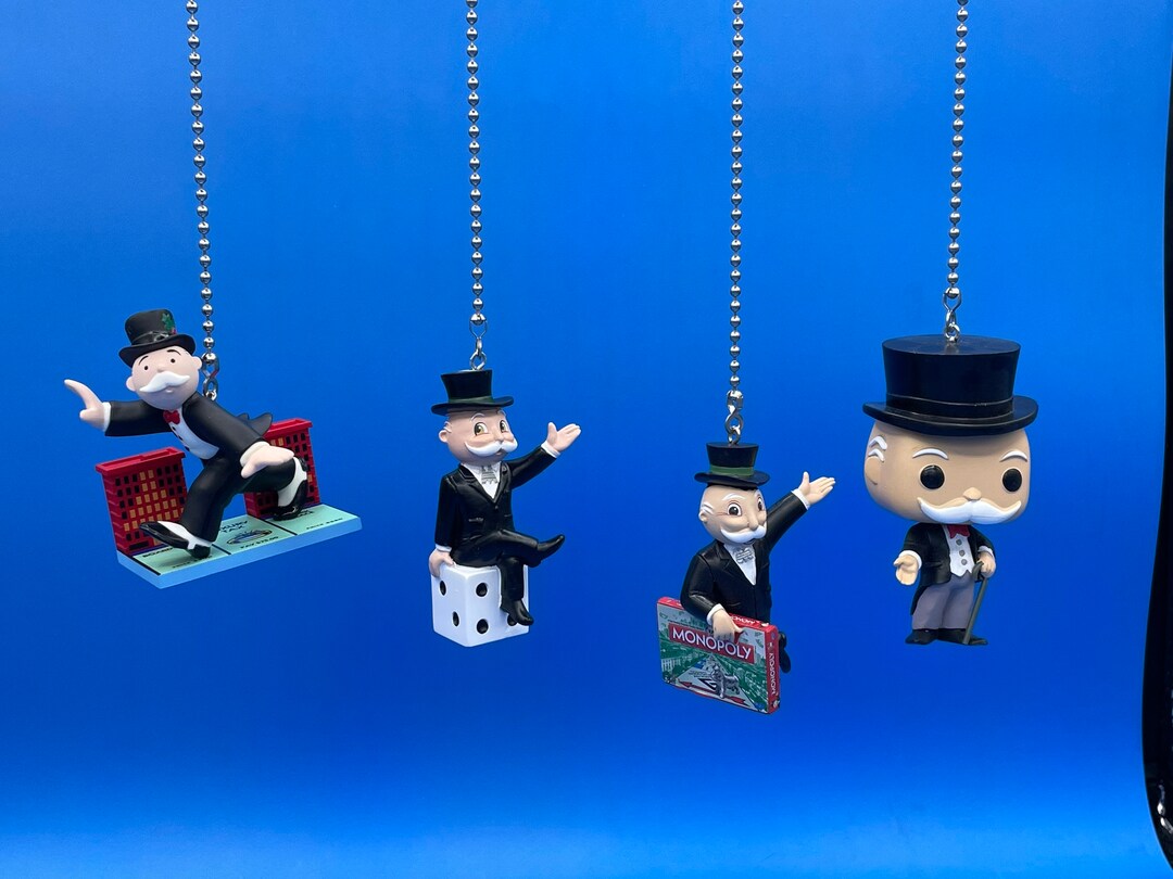 Mr. Monopoly Ceiling Fan/light Pull Chain - Etsy
