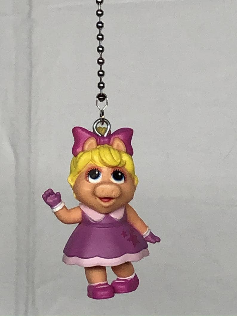 The Muppet Babies Ceiling Fan/light Pull Chain - Kermit the Frog, Miss ...
