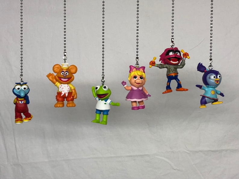 The Muppet Babies Ceiling Fan/light Pull Chain - Kermit the Frog, Miss ...