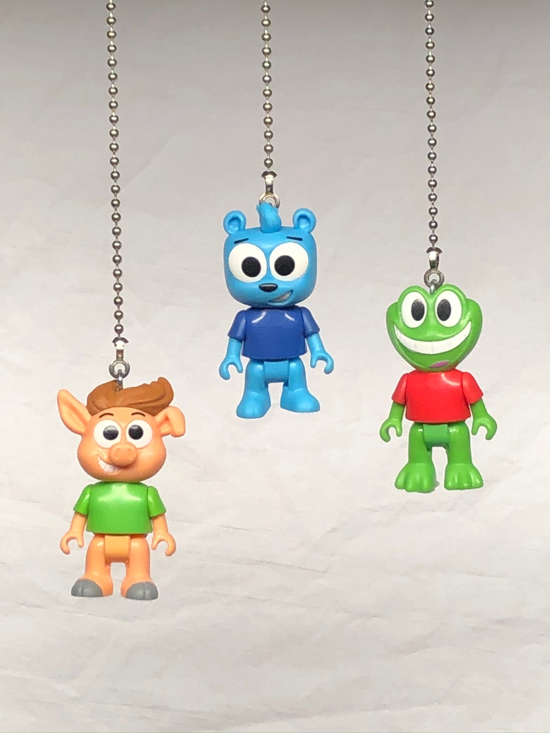 Hobbykids Ceiling Fan/light Pull Chain - Hobbypig, Hobbyfrog, Hobbybear ...