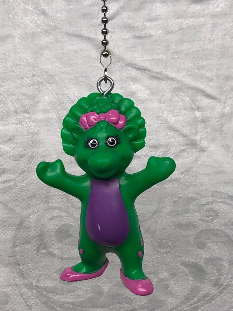 Barney and Friends Characters Ceiling Fan/light Pull Chain - Barney ...