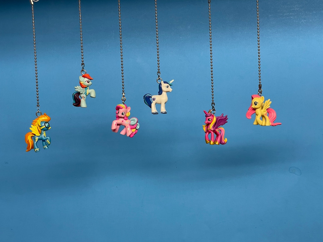 My Little Pony Ceiling Fan/light Pull Chains - Rainbow Dash, Fluttershy ...