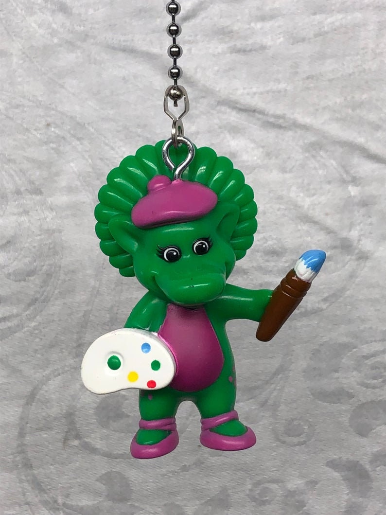 Barney and Friends Characters Ceiling Fan/light Pull Chain - Barney ...