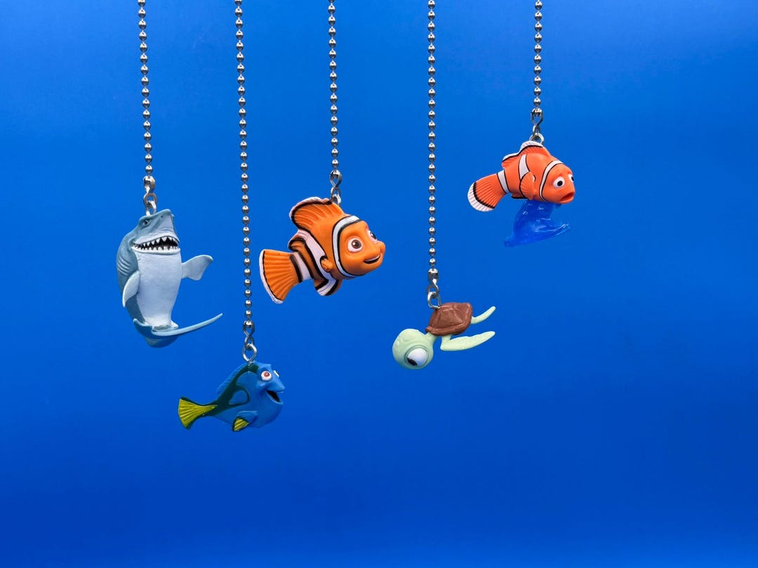 Finding Nemo Characters Ceiling Fan/light Pull Chains Nemo, Dory ...