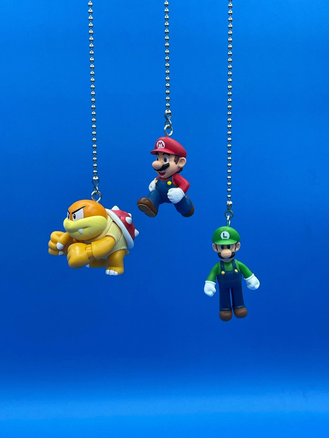 Super Mario Bros. Ceiling Fan/light Pull Chains - Mario, Luigi, Boom ...