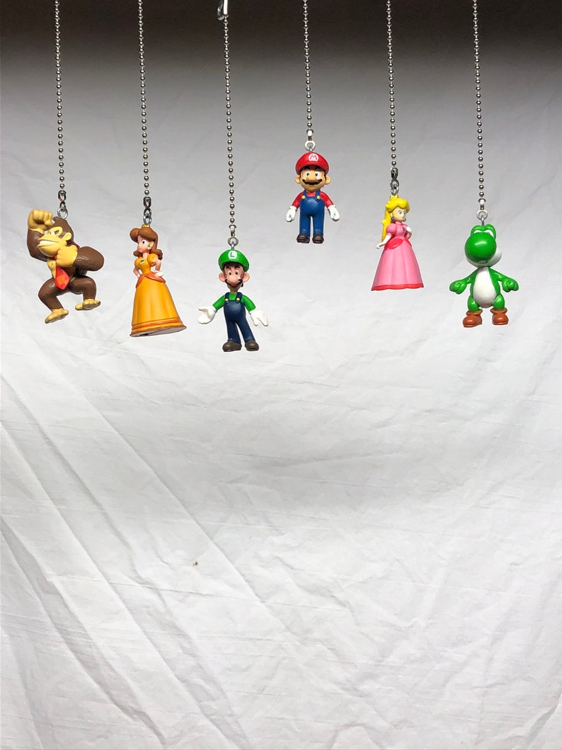 Super Mario Bros. Ceiling Fan/light Pull Chain Mario Luigi | Etsy
