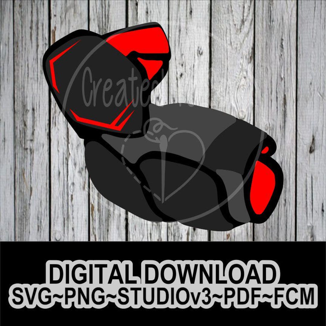 Hockey Elbow Pad Svg Pdf Png Fcm Studio V3 Digital Instant Download ...