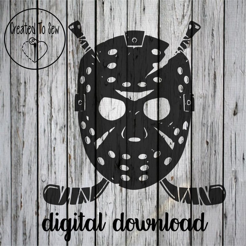 Jason Mask Stencil - Etsy
