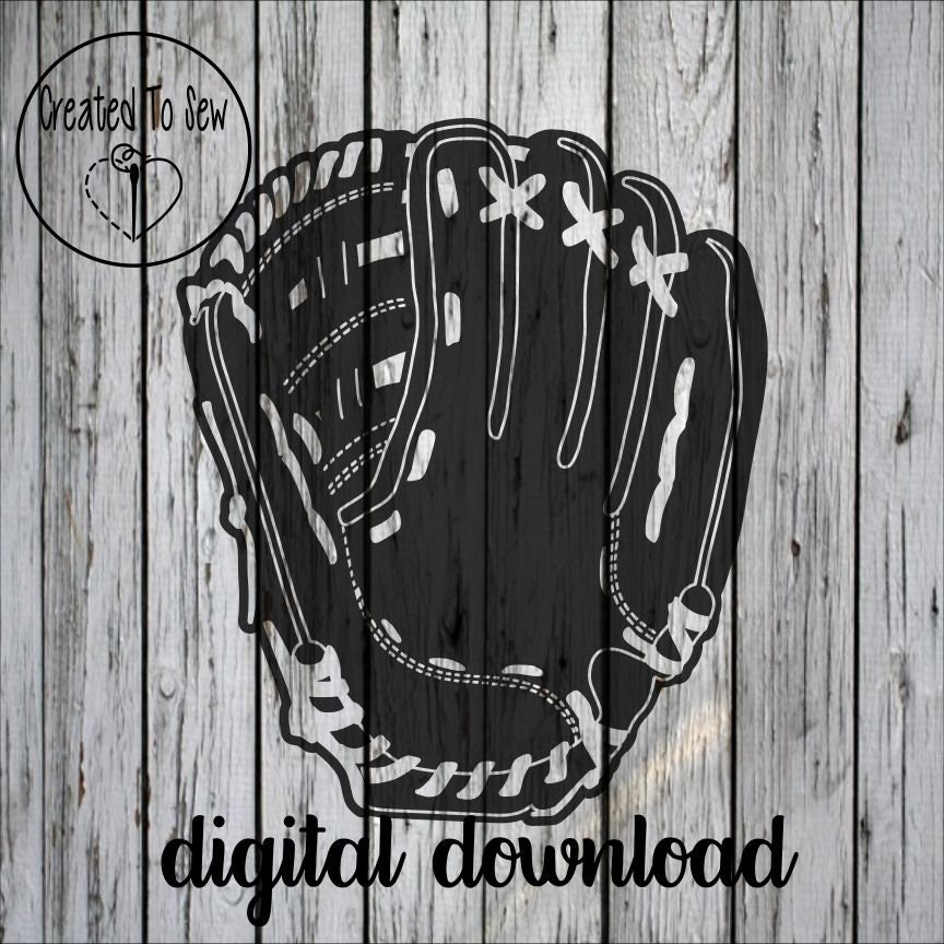 Baseball Glove SVG Digital Cut File for Cricut and Canva Great - Etsy