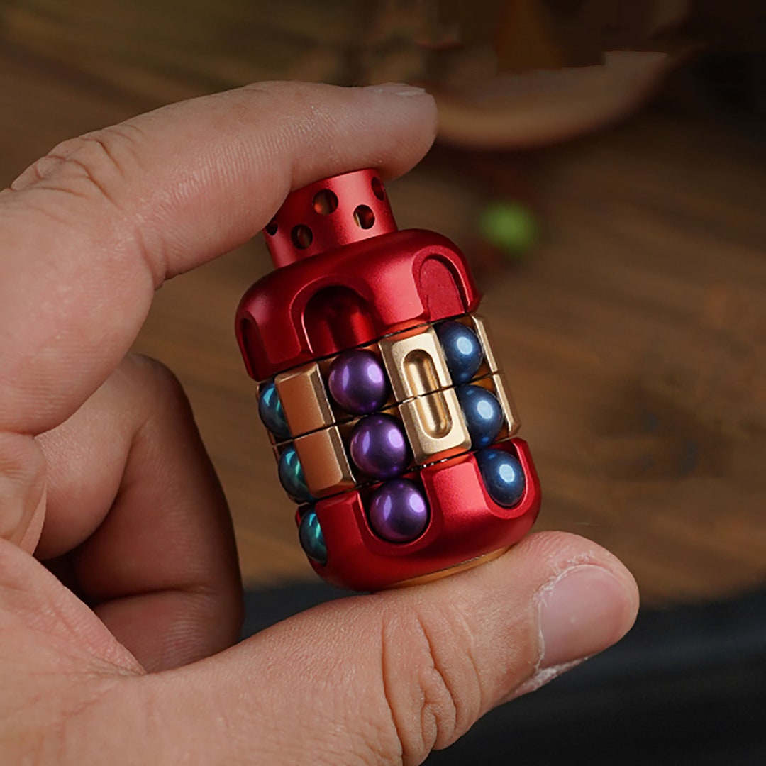 BOOM Decompression Toy Adult Metal Fidget Toy Magnetic Coin - Etsy