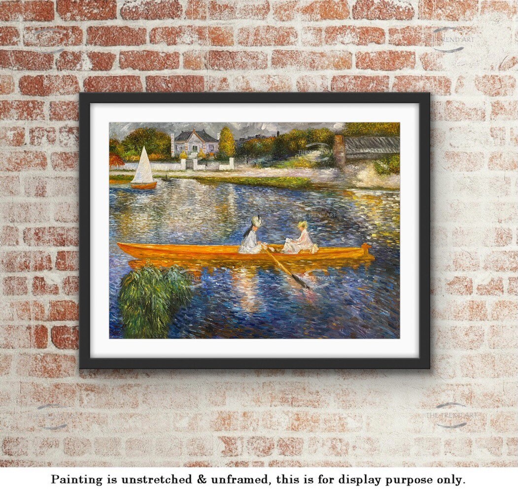 Painting Oil Pierre Auguste Renoir Oil Painting Hand-Painted Canvas The ...