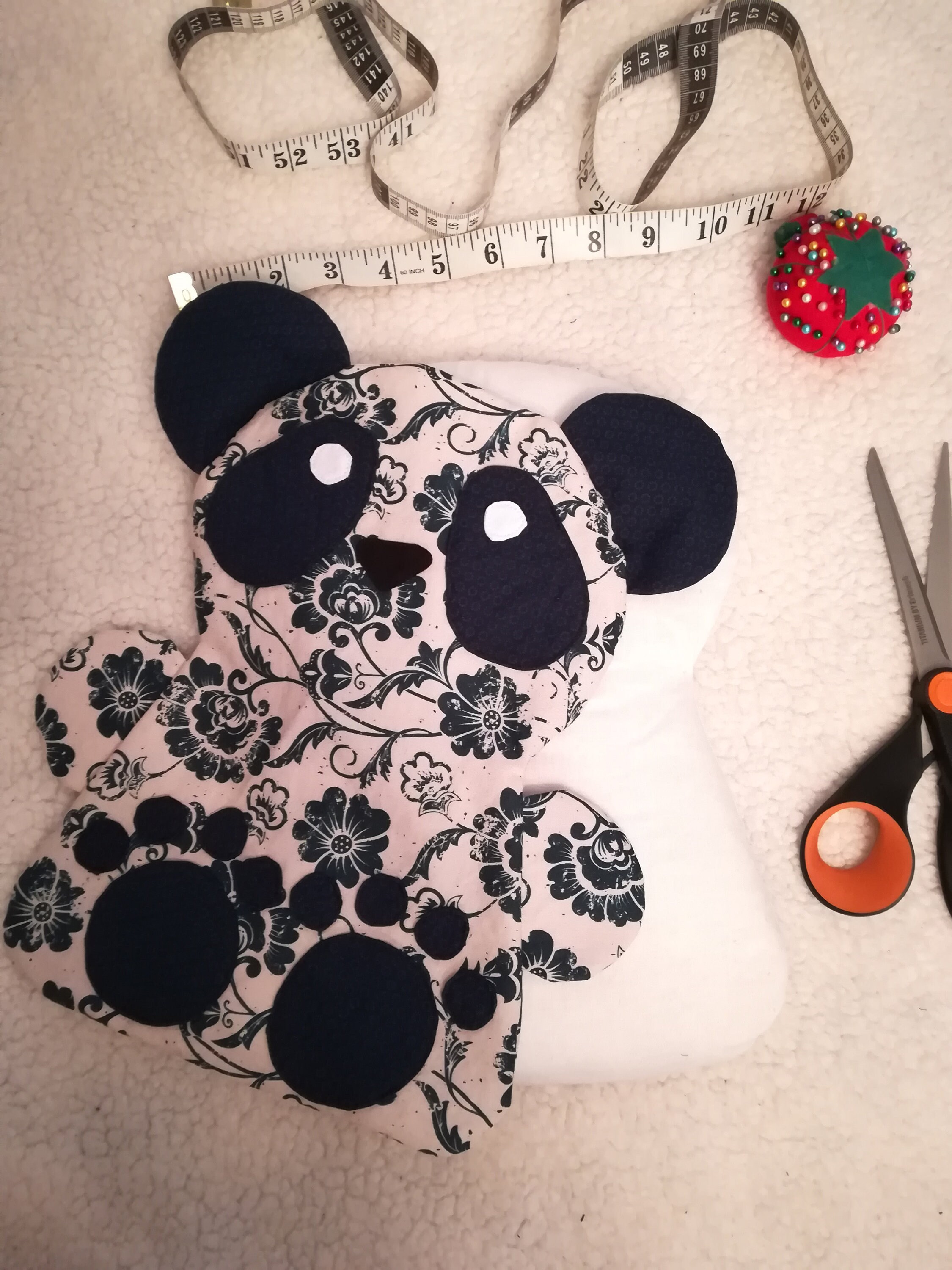 Panda Heating Pad Sewing Pattern digital PDF - Etsy