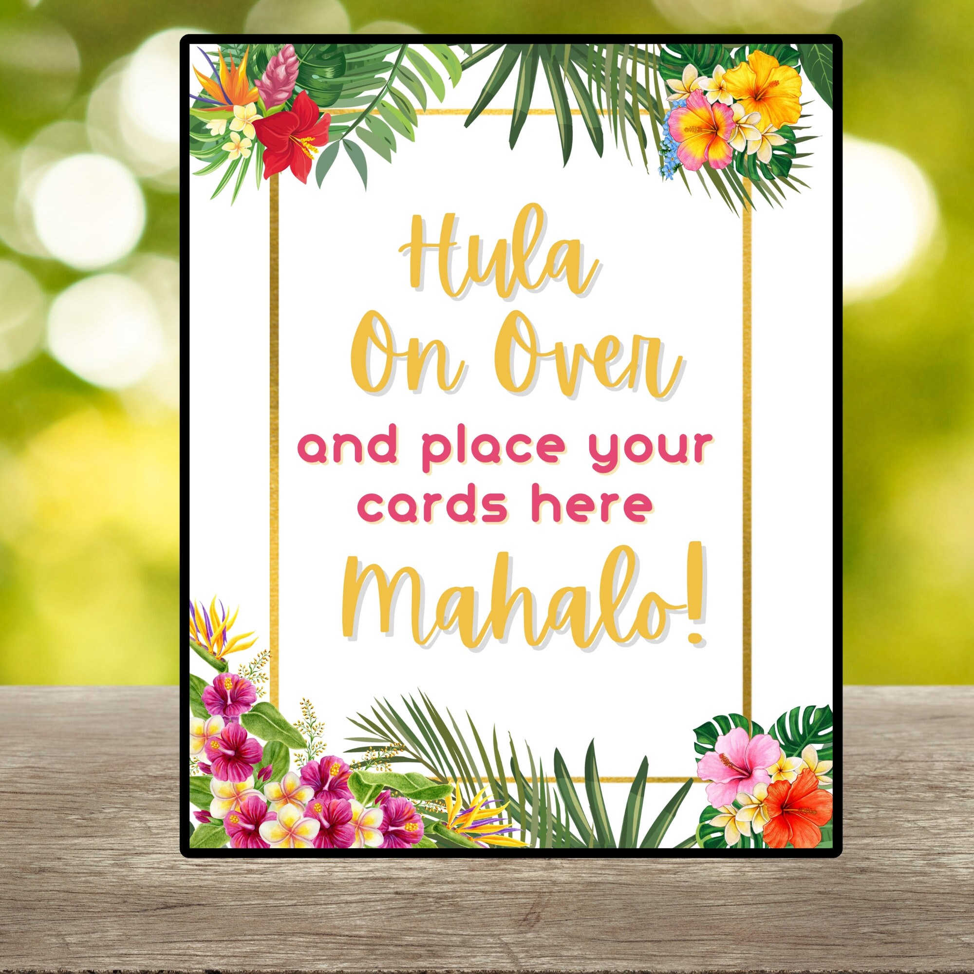 Luau, Luau Party, Luau Decor, Luau Sign, Luau Party Sign, Luau ...