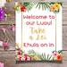 Luau, Luau Party, Luau Decor, Luau Sign, Luau Welcome, Luau Grad Party ...