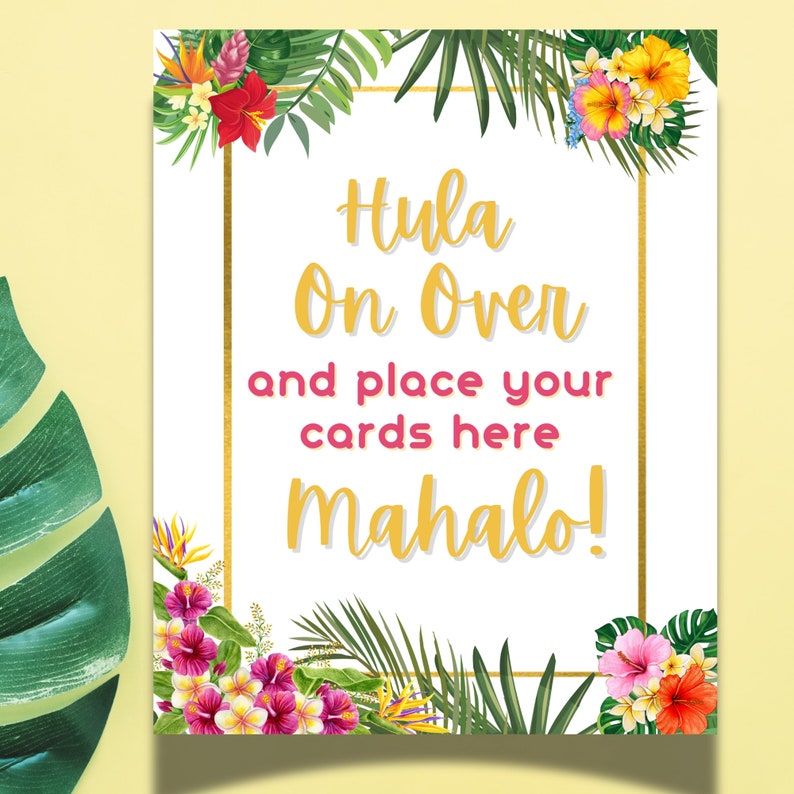 Luau, Luau Party, Luau Decor, Luau Sign, Luau Party Sign, Luau ...