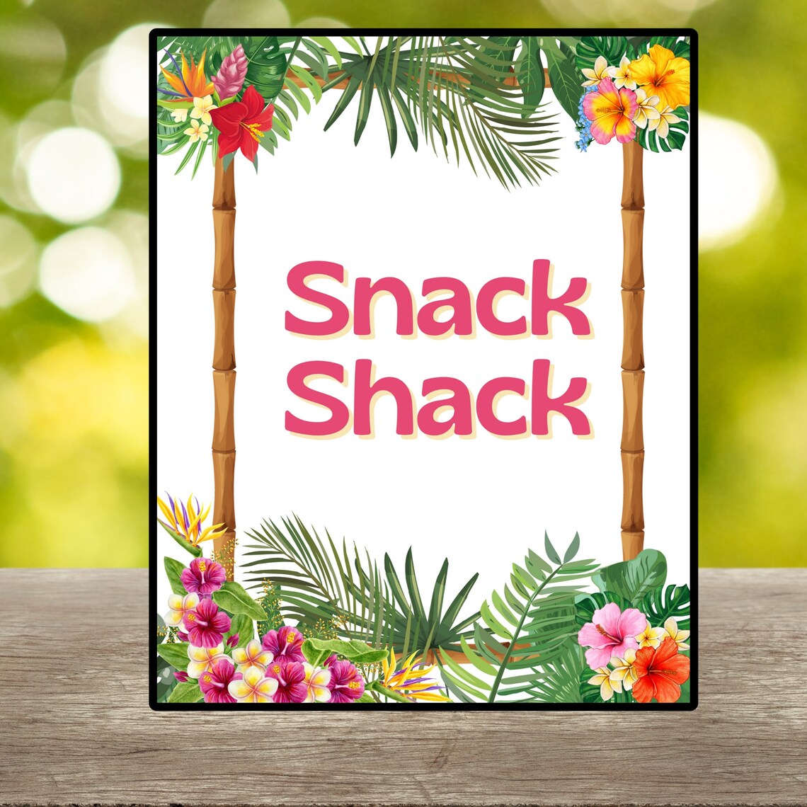 Luau, Luau Party, Luau Sign, Luau Party Signs, Snack Shack Sign ...