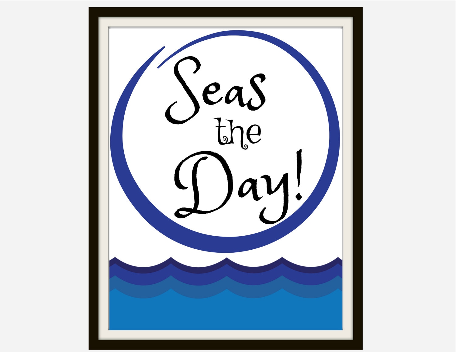 Seas the Day Coastal Decor, Coastal Wall Art, Coastal Decor Beach ...