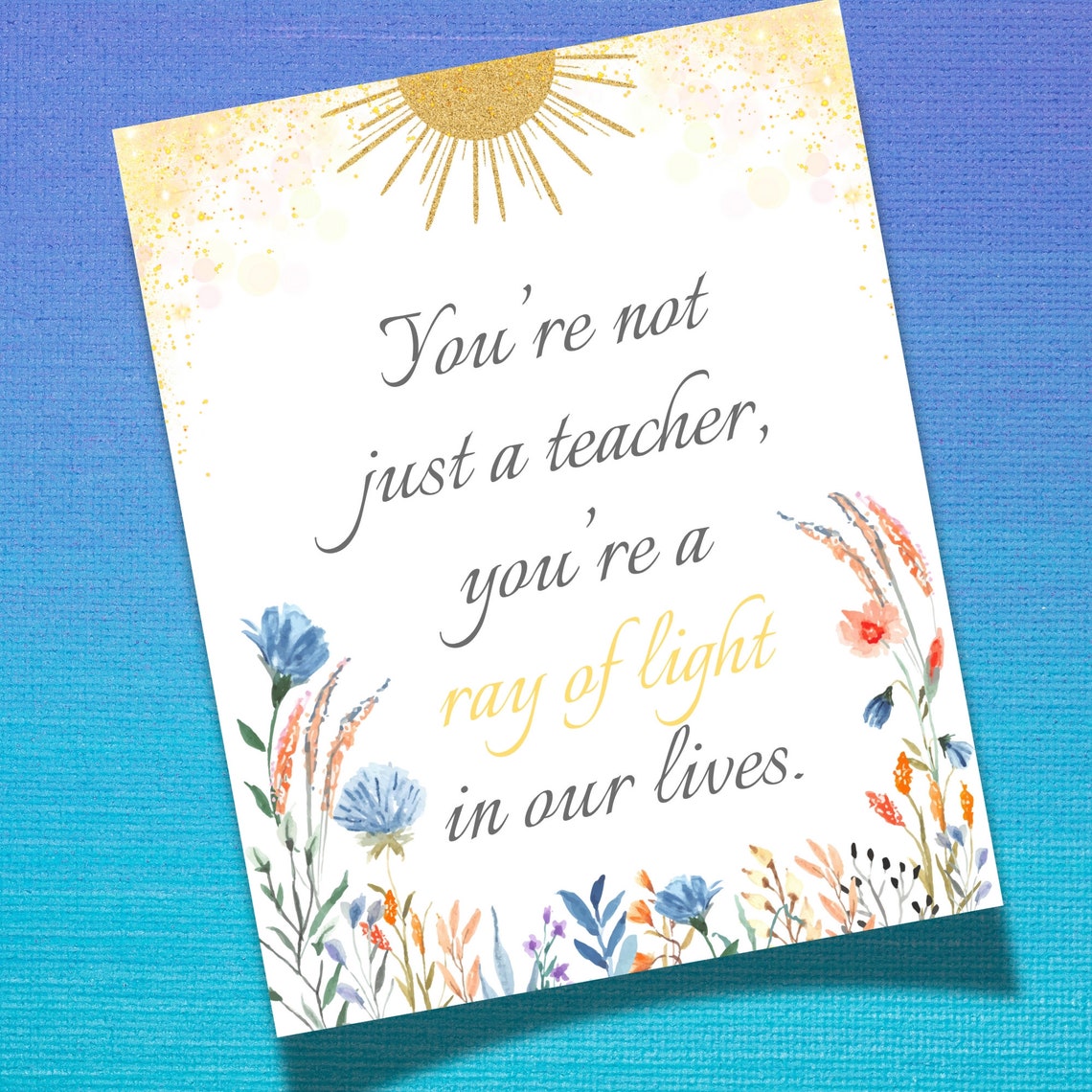 Teacher Gift, Teacher Gifts, Teacher Quote, Teacher Printable, Teacher ...