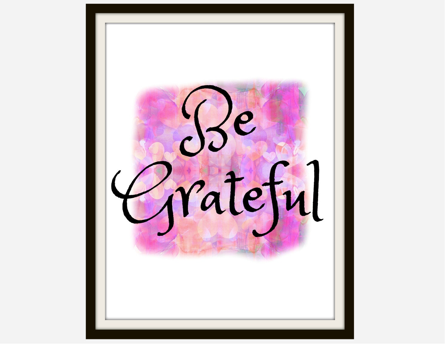 Be Grateful Be Grateful Sign Home Decor Wall Art Thankful - Etsy España