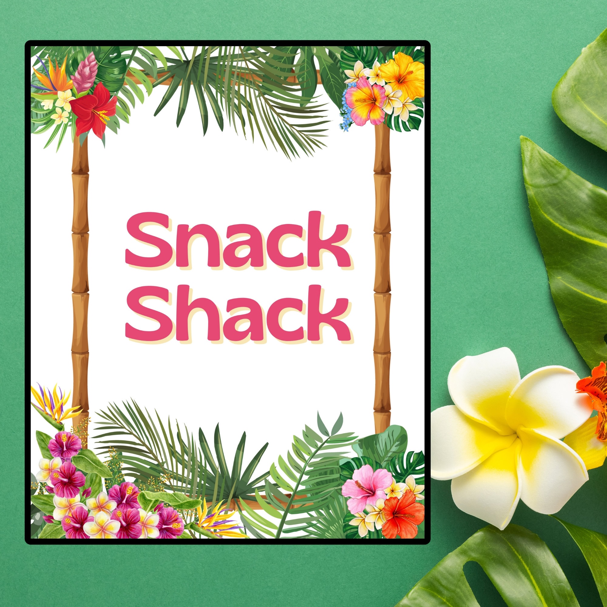 Luau, Luau Party, Luau Sign, Luau Party Signs, Snack Shack Sign ...