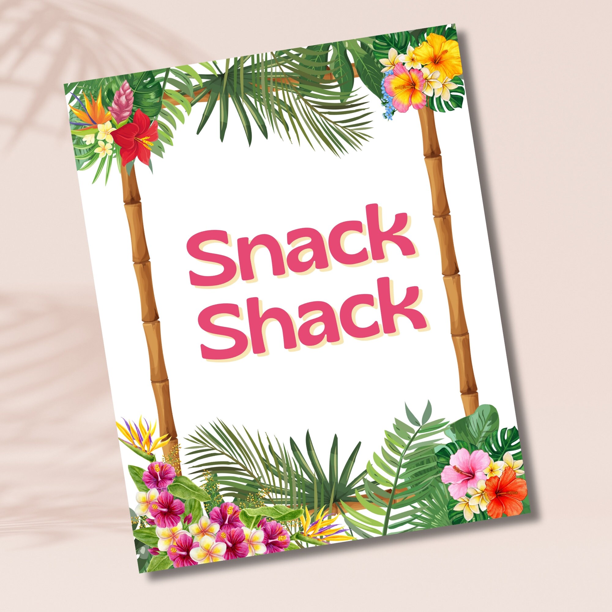 Luau, Luau Party, Luau Sign, Luau Party Signs, Snack Shack Sign ...