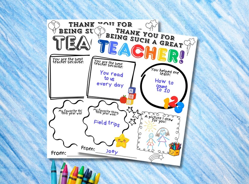 Teacher Gift, Printable Teacher Gift, End of Year Teacher Gift ...