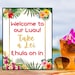 Luau, Luau Party, Luau Decor, Luau Sign, Luau Welcome, Luau Grad Party ...