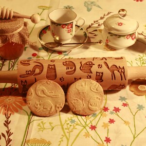Cats Pattern Rolling Pin. Cat Lover Gift. Pet Lover. - Etsy
